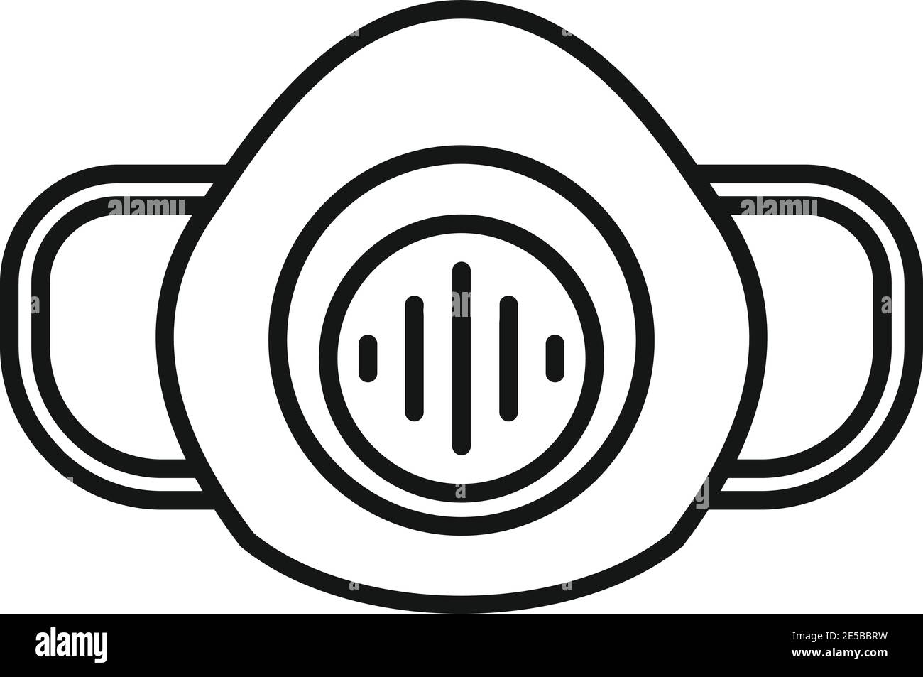 Biohazard mask icon, outline style Stock Vector Image & Art - Alamy