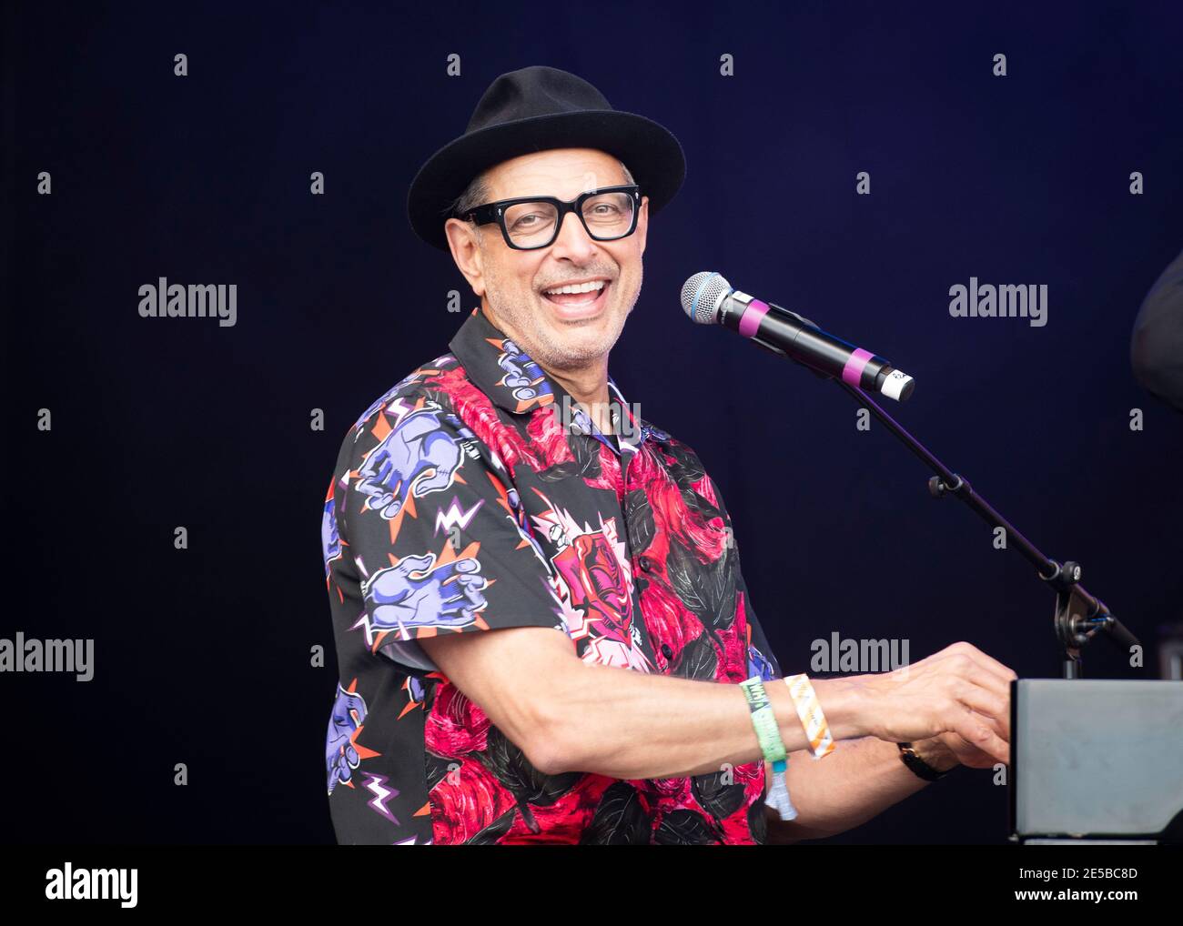 Jeff Goldblum performs with The Mildred Snitzer Orchestra on day 5 of ...
