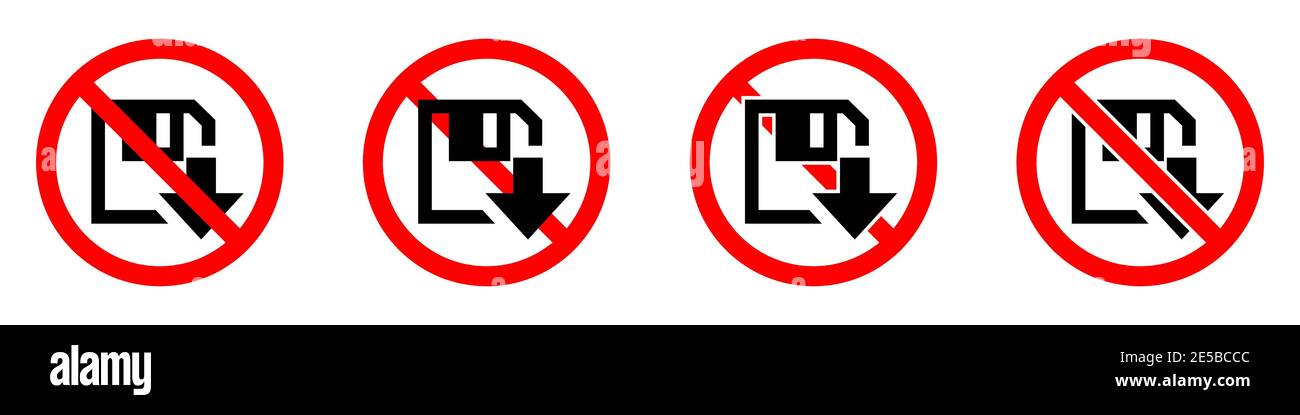 No download icon. Download icon. Download is prohibited. Stop or ban ...