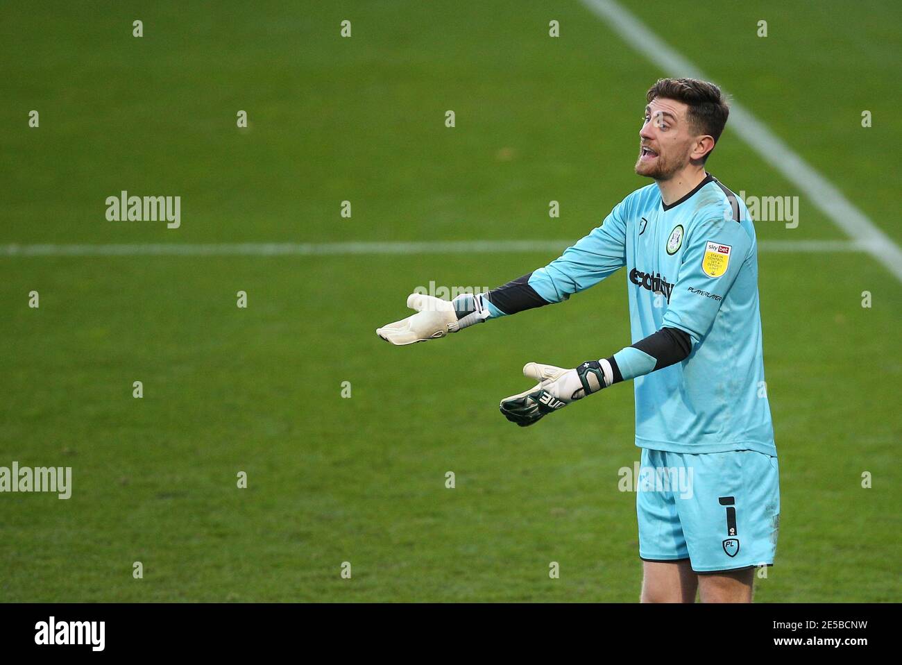 Forest Green Rovers goalkeeper Luke McGee Stock Photo - Alamy