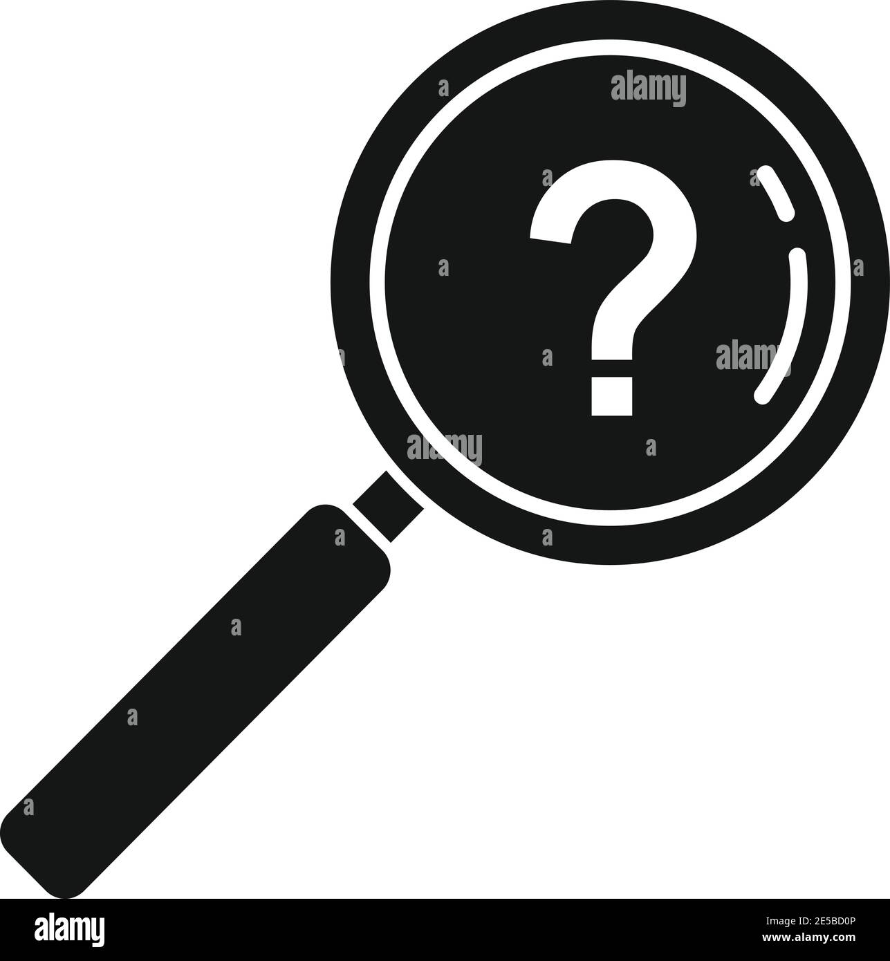 Investigator question magnifier icon, simple style Stock Vector Image ... Investigator question magnifier icon, simple style Stock Vector Image ...