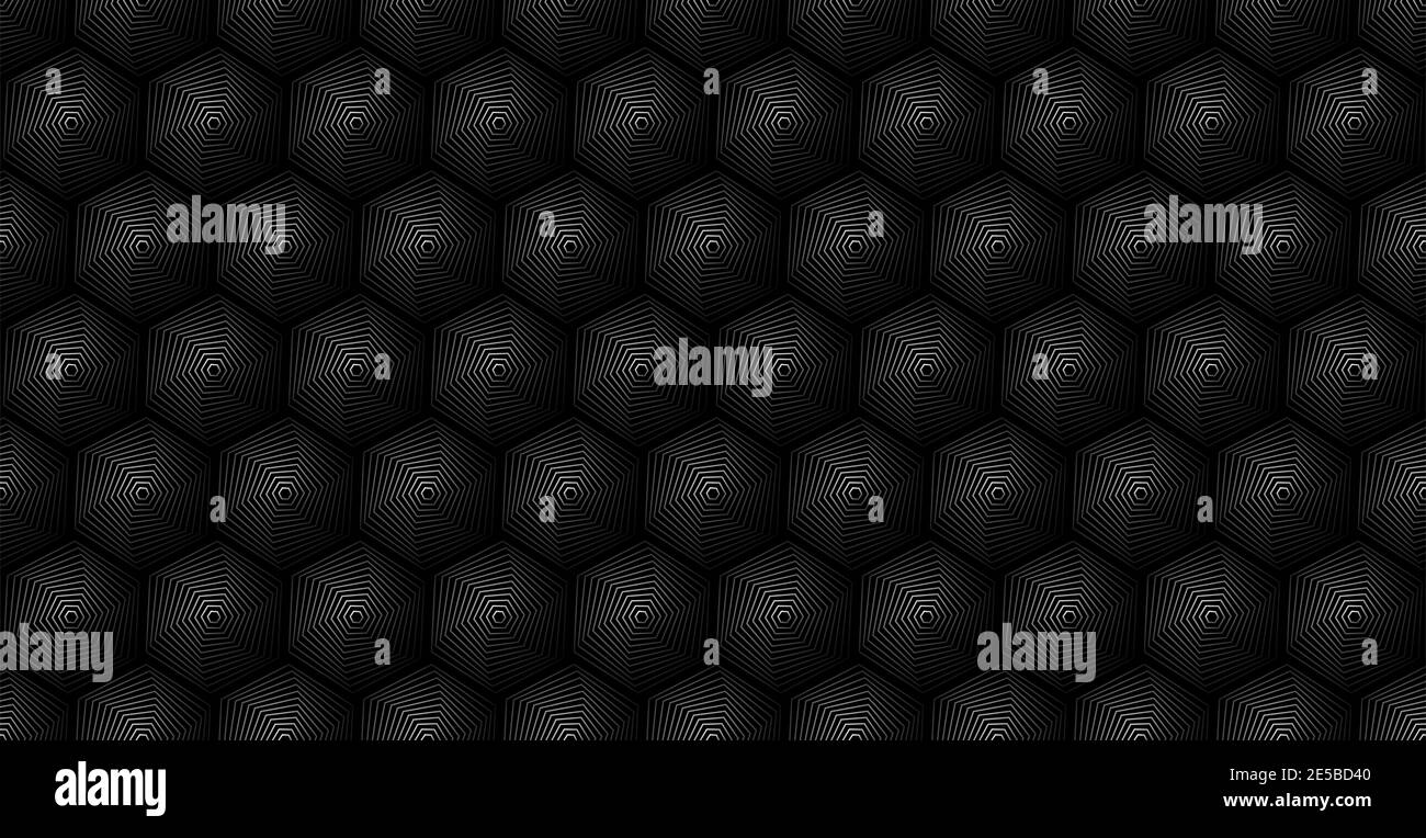 Abstract hexagonal background geometric grid seamless pattern Stock ...