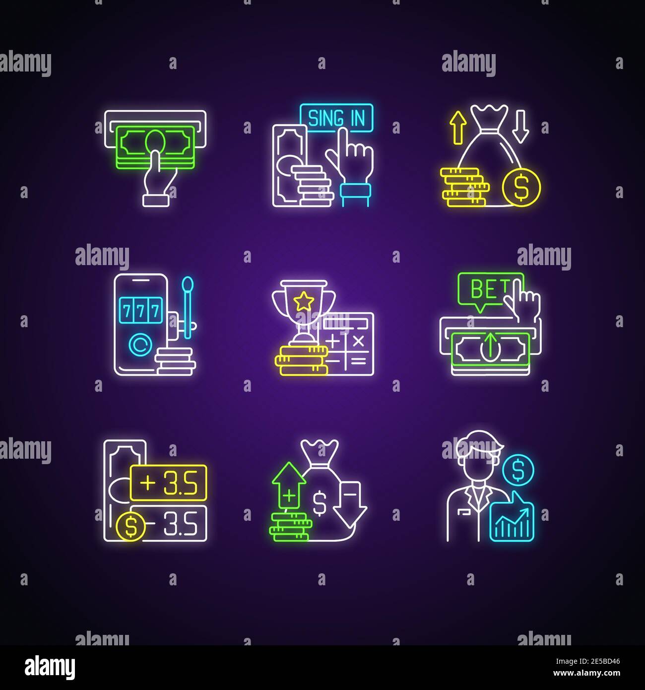 Sporting odds Stock Vector Images - Alamy