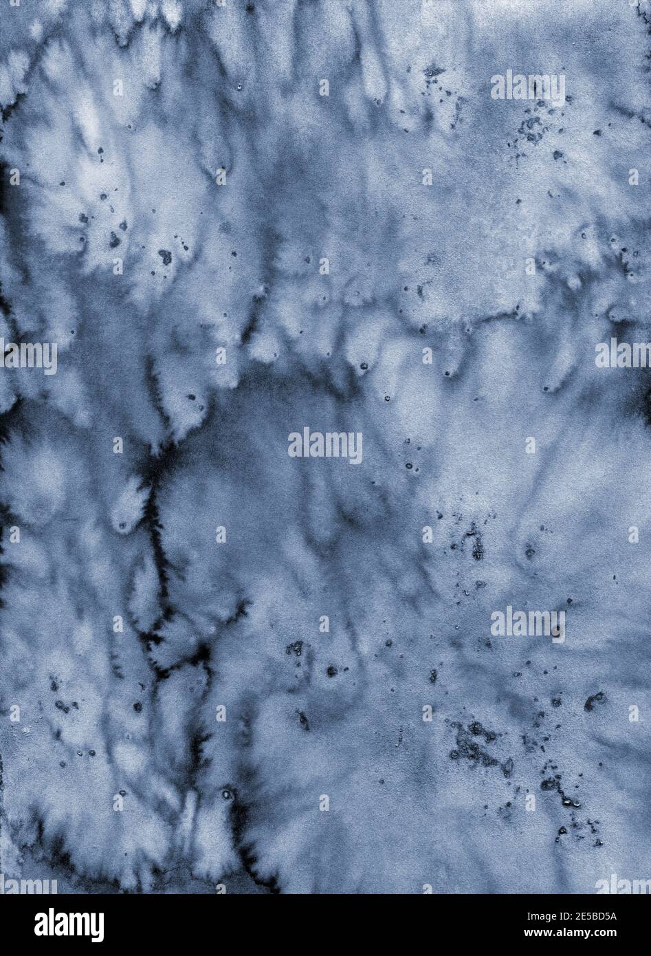 Background, watercolor texture Gray, blue background with watercolor ...