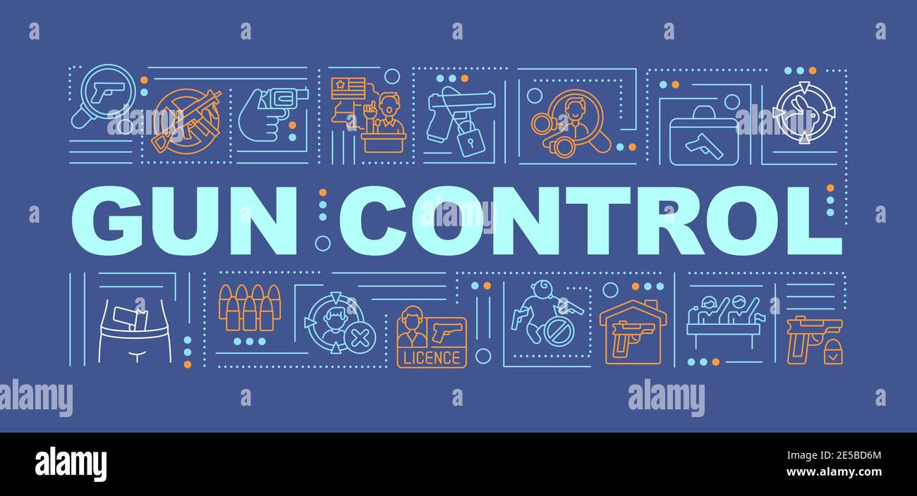 Weapon control word concepts banner Stock Vector Image & Art - Alamy