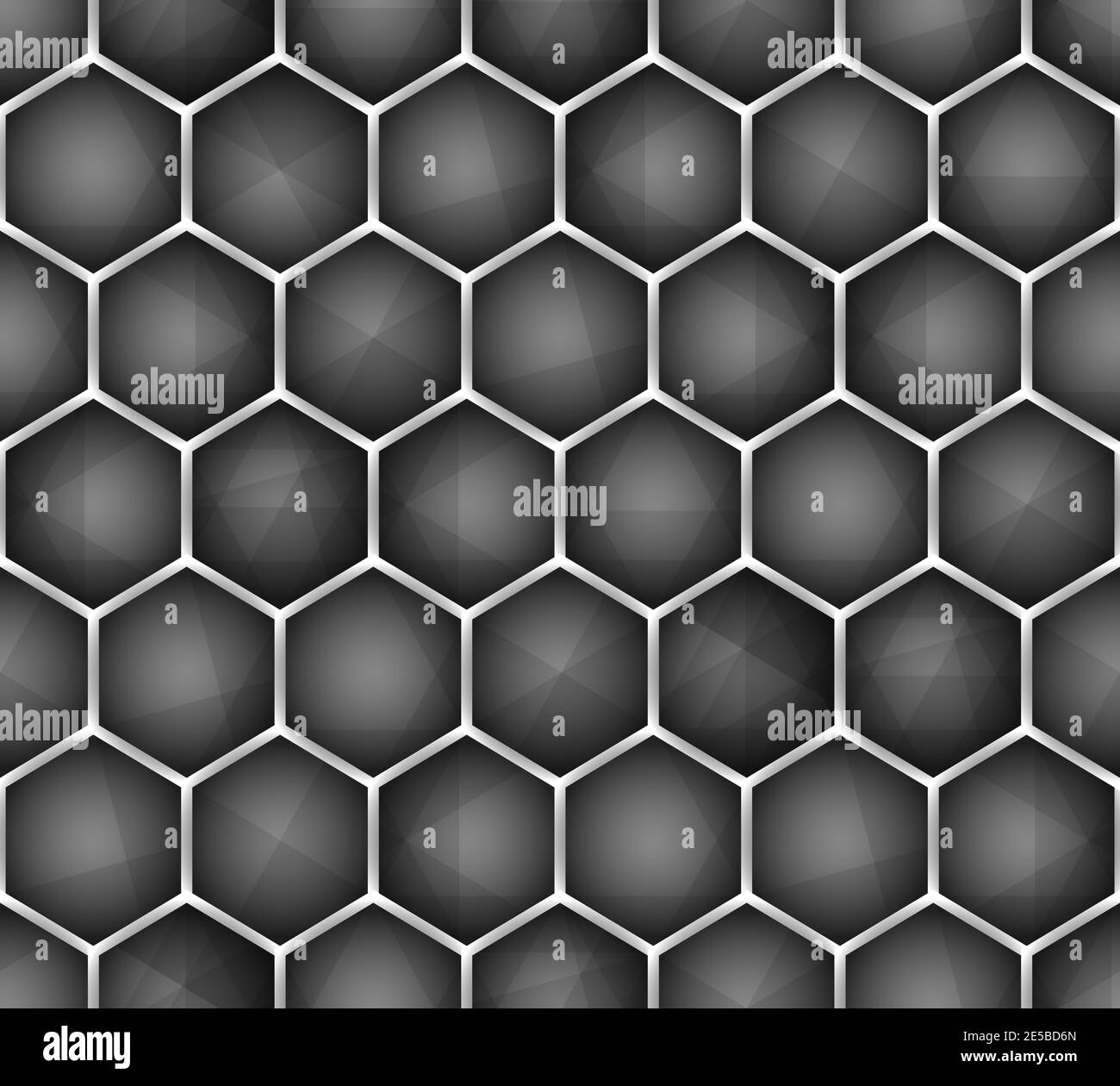 Abstract hexagonal background geometric grid seamless pattern Stock ...