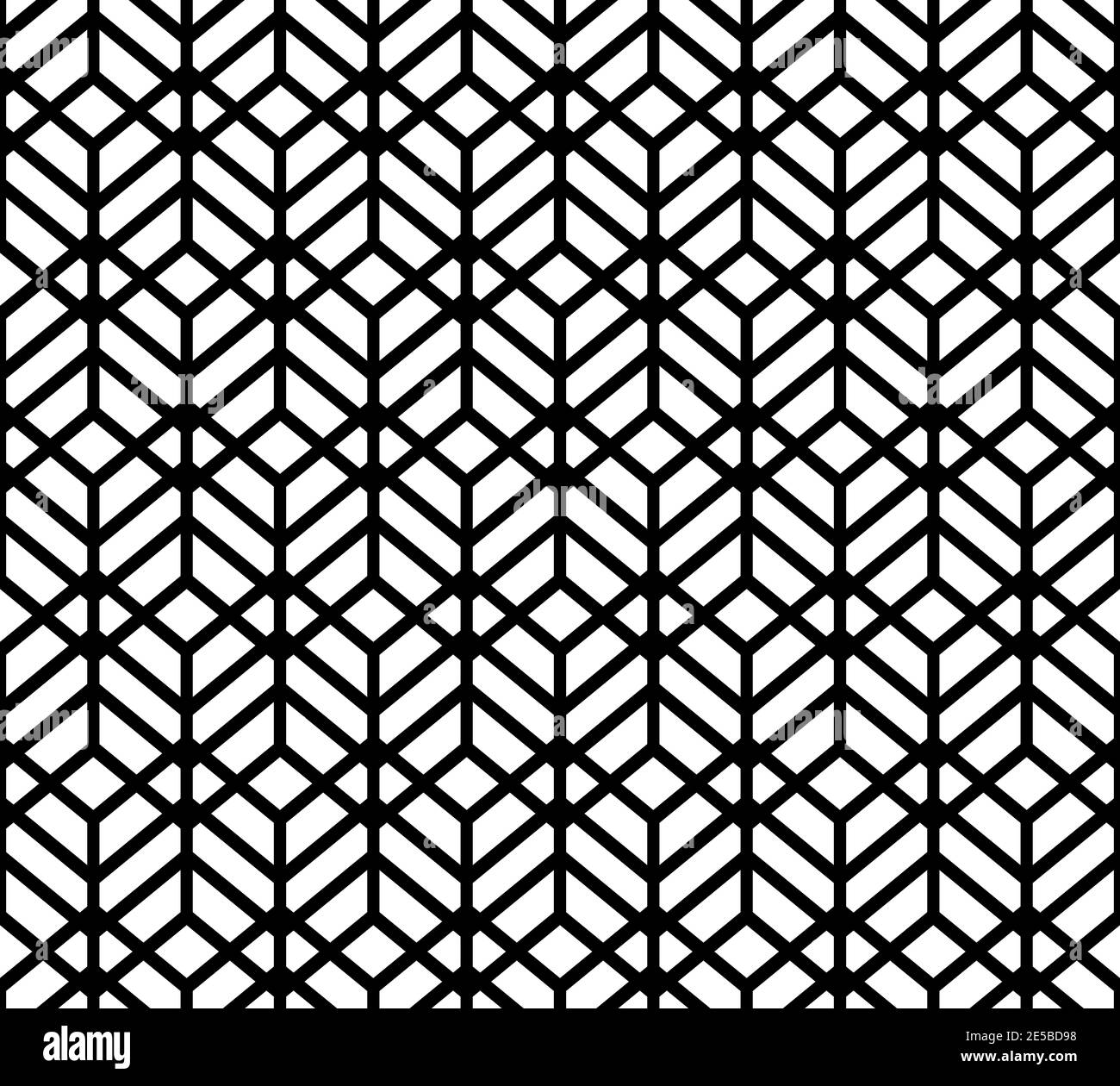 Abstract hexagonal background geometric grid seamless pattern Stock ...