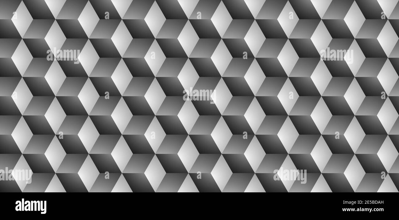 Abstract hexagonal background geometric grid seamless pattern Stock ...