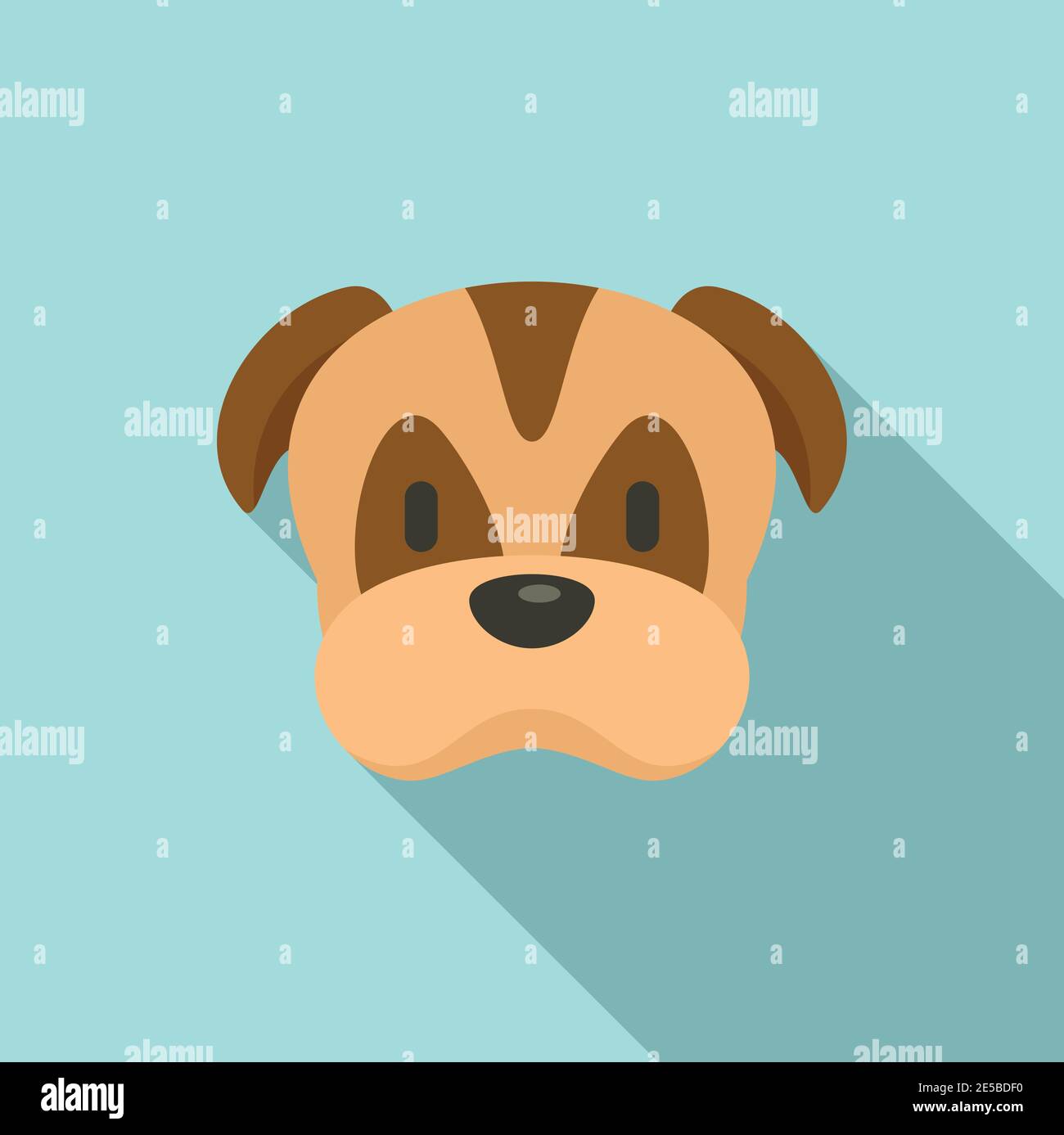 Labrador dog icon, flat style Stock Vector Image & Art - Alamy