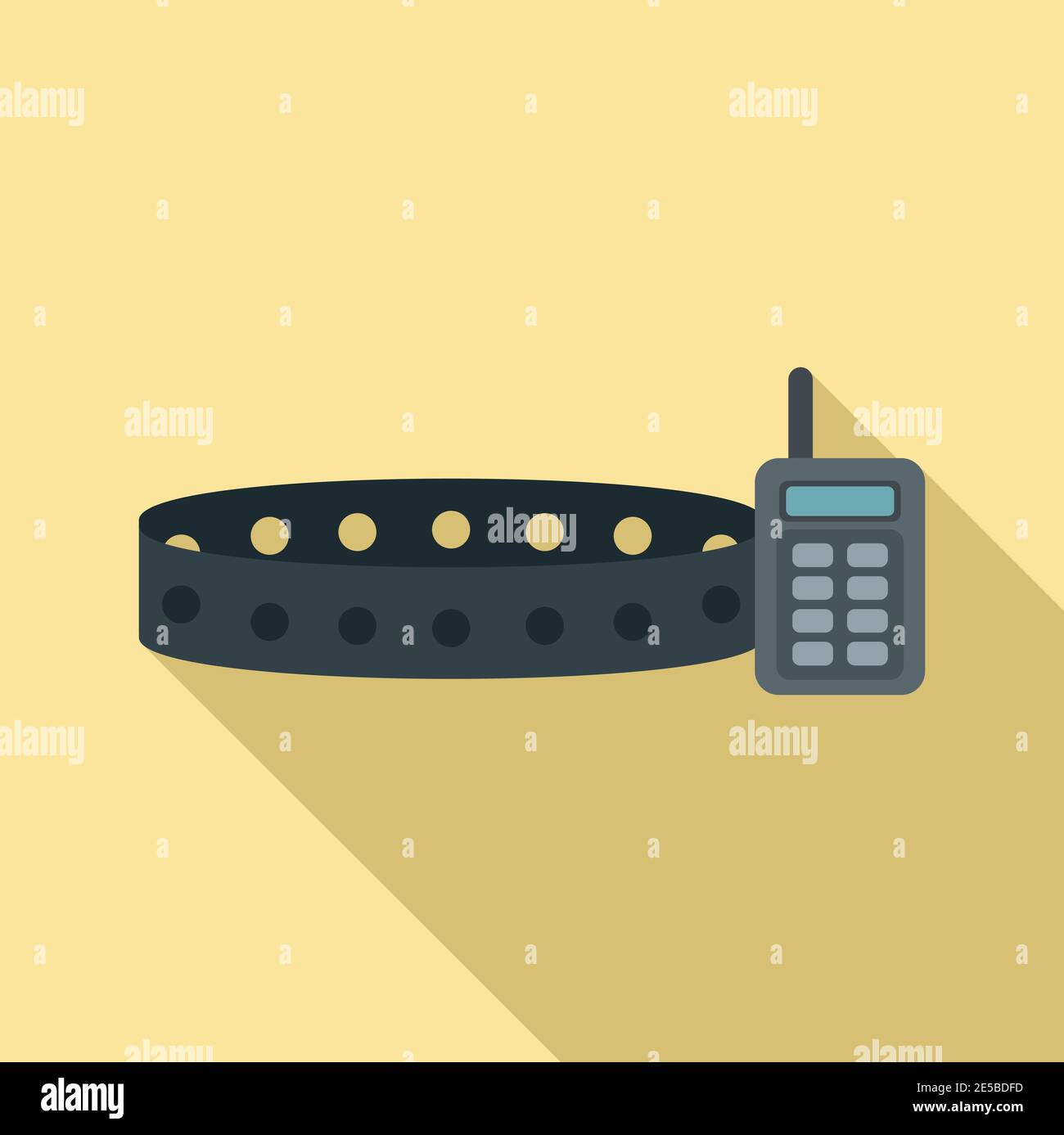 Dog tracking collar Stock Vector Images - Alamy