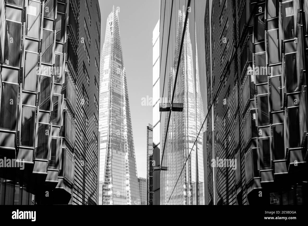A View Of The Shard From More London Development, London, England Stock ...