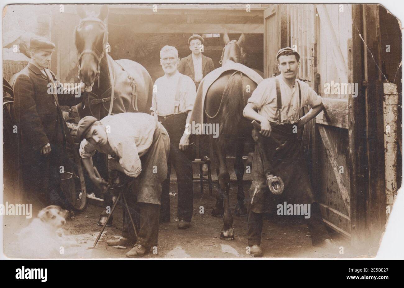 Blacksmith 1900s hi-res stock photography and images - Alamy