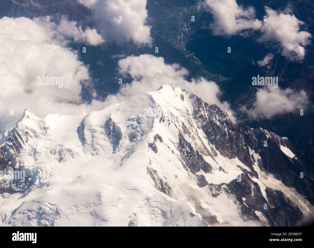Aerial fly over view alpine hi-res stock photography and images - Alamy