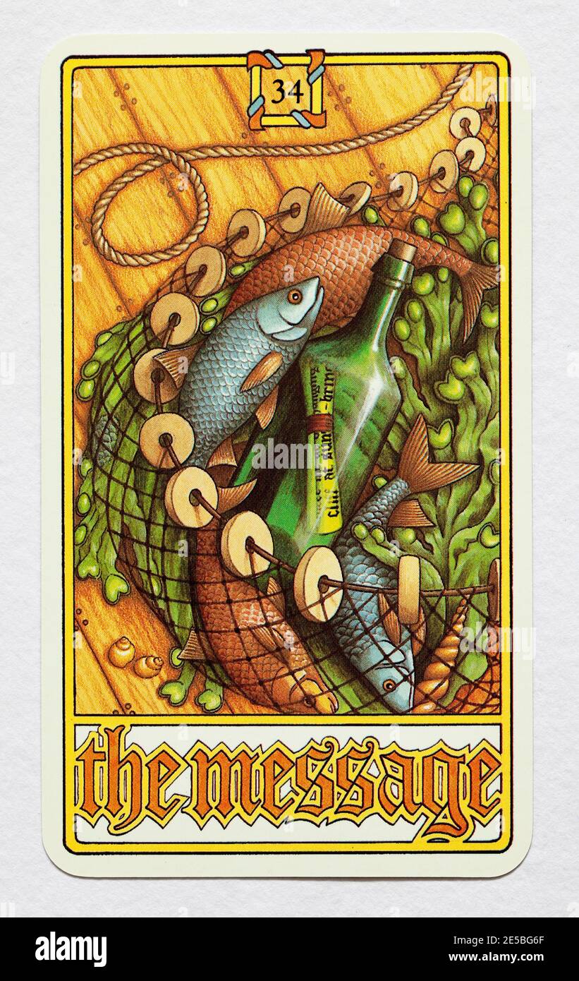 THE MESSAGE CARD from a pack of Psy Cards - The Great Game of the Human ...