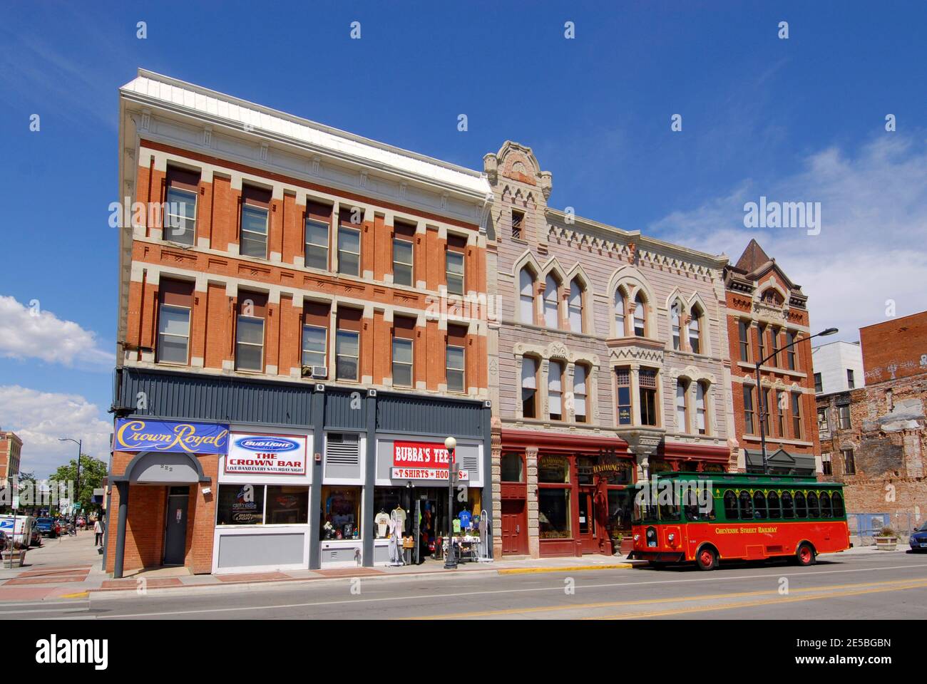 Downtown city cheyenne wyoming wy hi-res stock photography and images ...