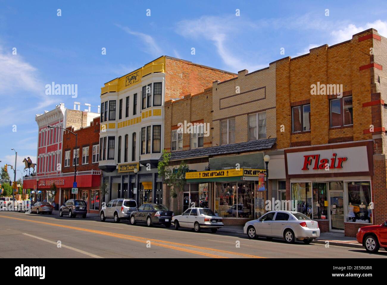 Downtown city cheyenne wyoming wy hi-res stock photography and images ...