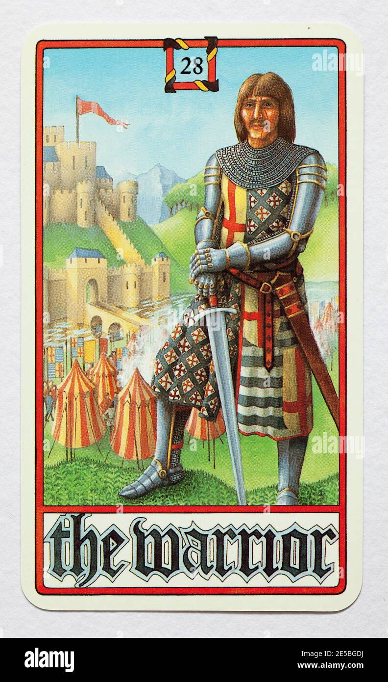 THE WARRIOR CARD from a pack of Psy Cards - The Great Game of the Human ...