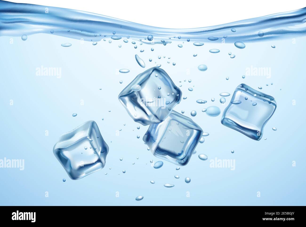 Floating blocks water Stock Vector Images - Alamy
