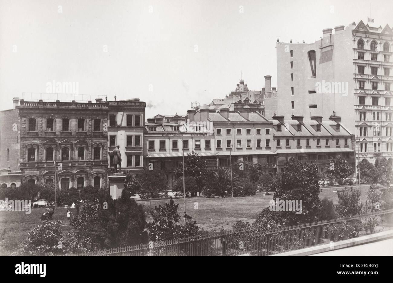 c.1900 vintage photograph: Australia - Sydney Wynyard Square, now ...