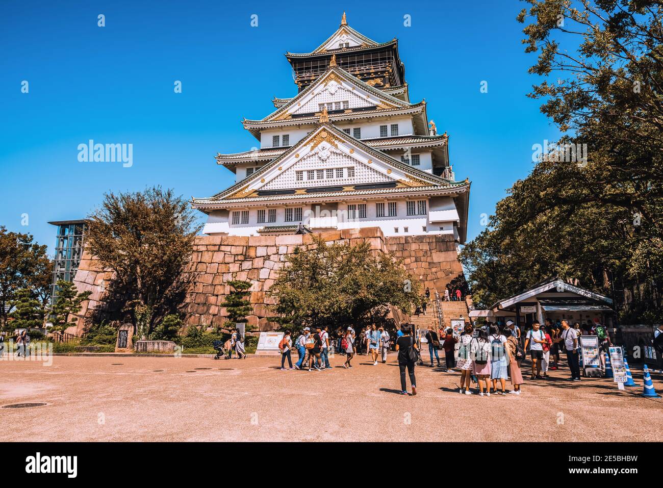 Osaka, Japan - September 28, 2018: Tourist and people visit the Osaka ...