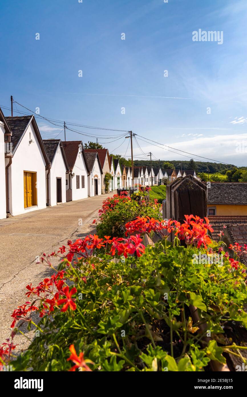 wine cellars in Villanykovesd, Villany, Hungary Stock Photo - Alamy