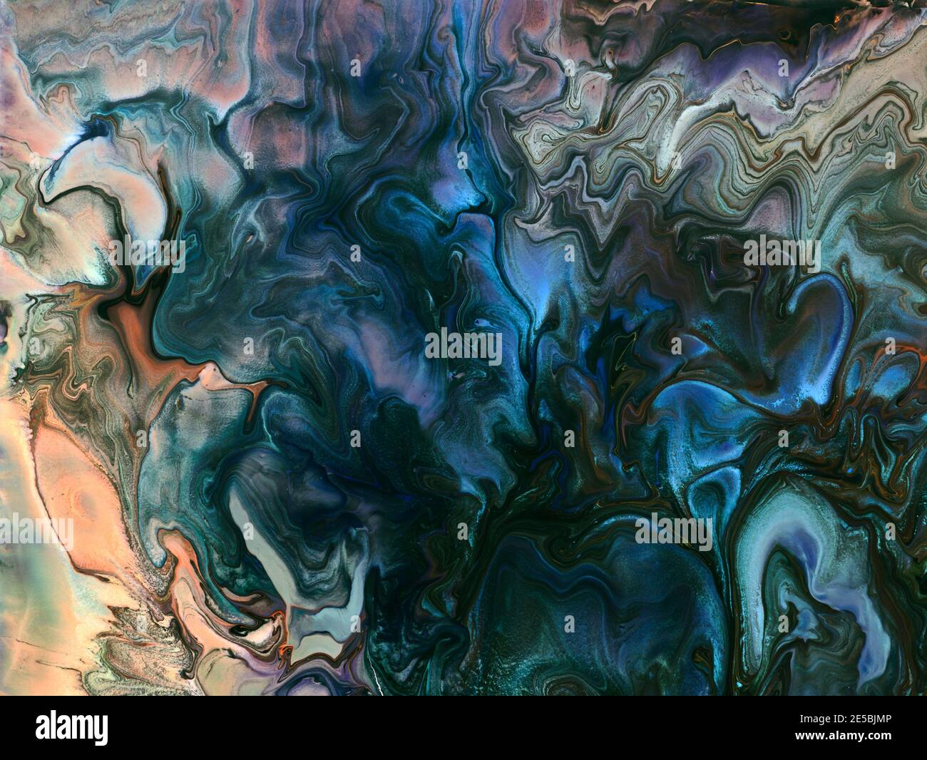 Abstract art painting, creative hand painted background, acrylic ...