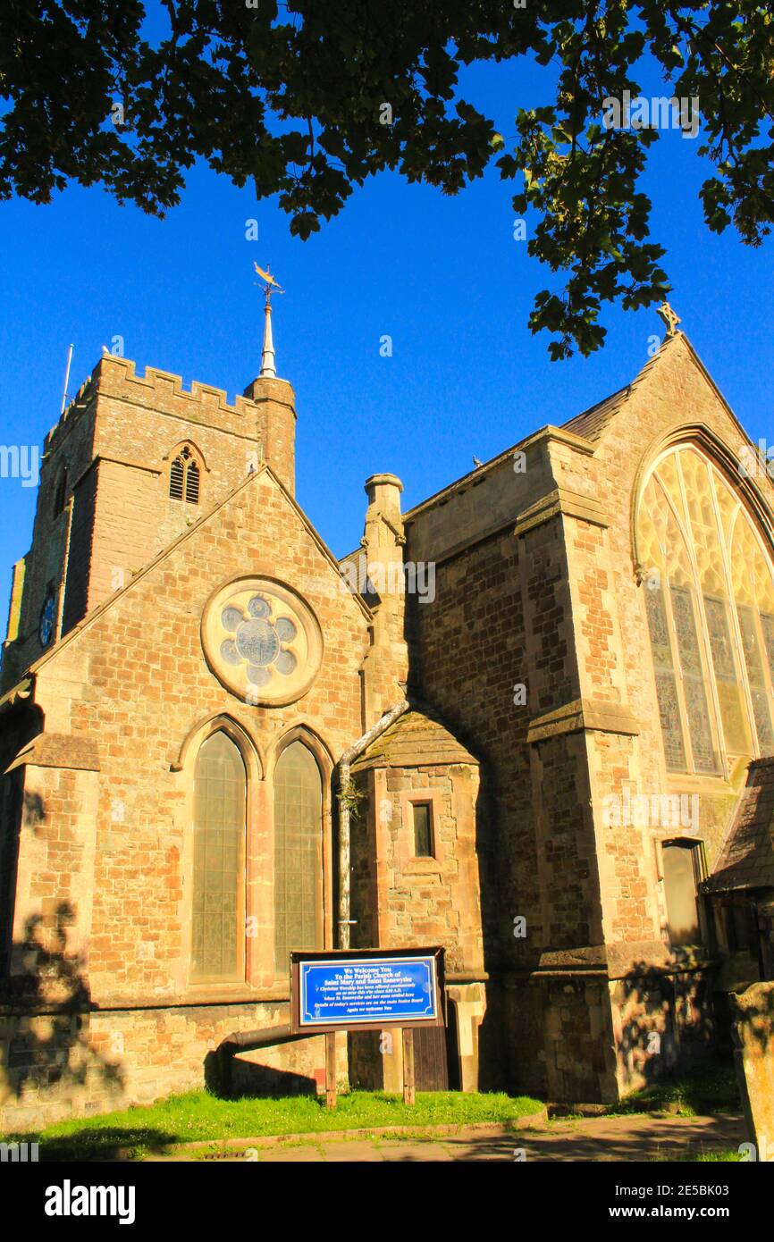 The building of Parish Church of St Mary & St Eanswythe, Folkestone ...
