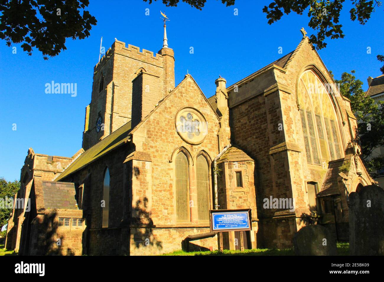 The building of Parish Church of St Mary & St Eanswythe, Folkestone ...