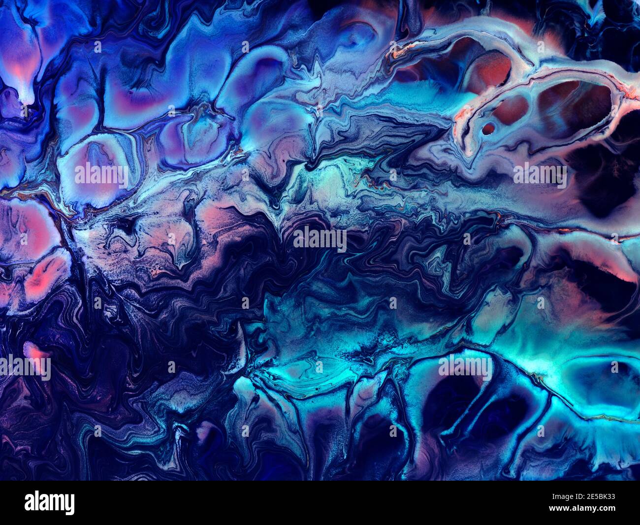 Abstract art painting, creative neon hand painted background, acrylic ...