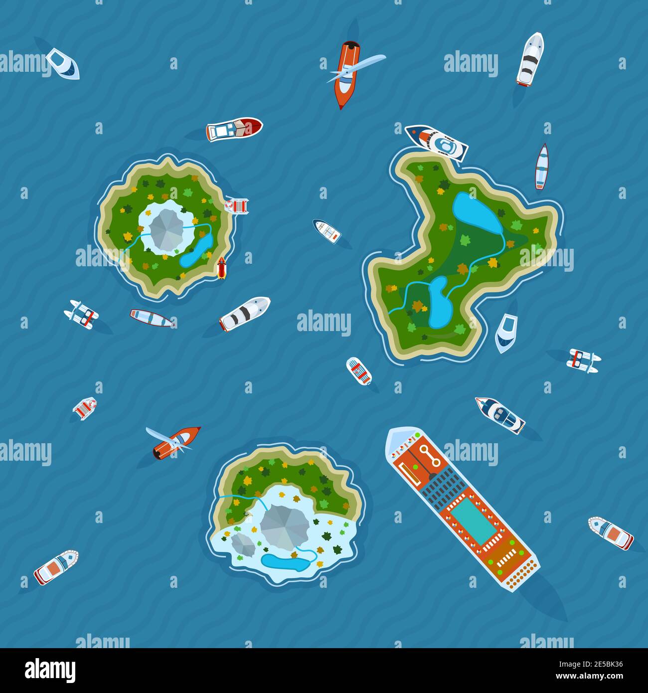Ships eye view Stock Vector Images - Alamy