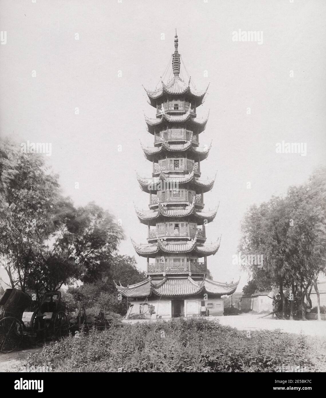 The Loong Wah, Lungwha, Longwah Pagoda near Shanghai China Stock Photo ...