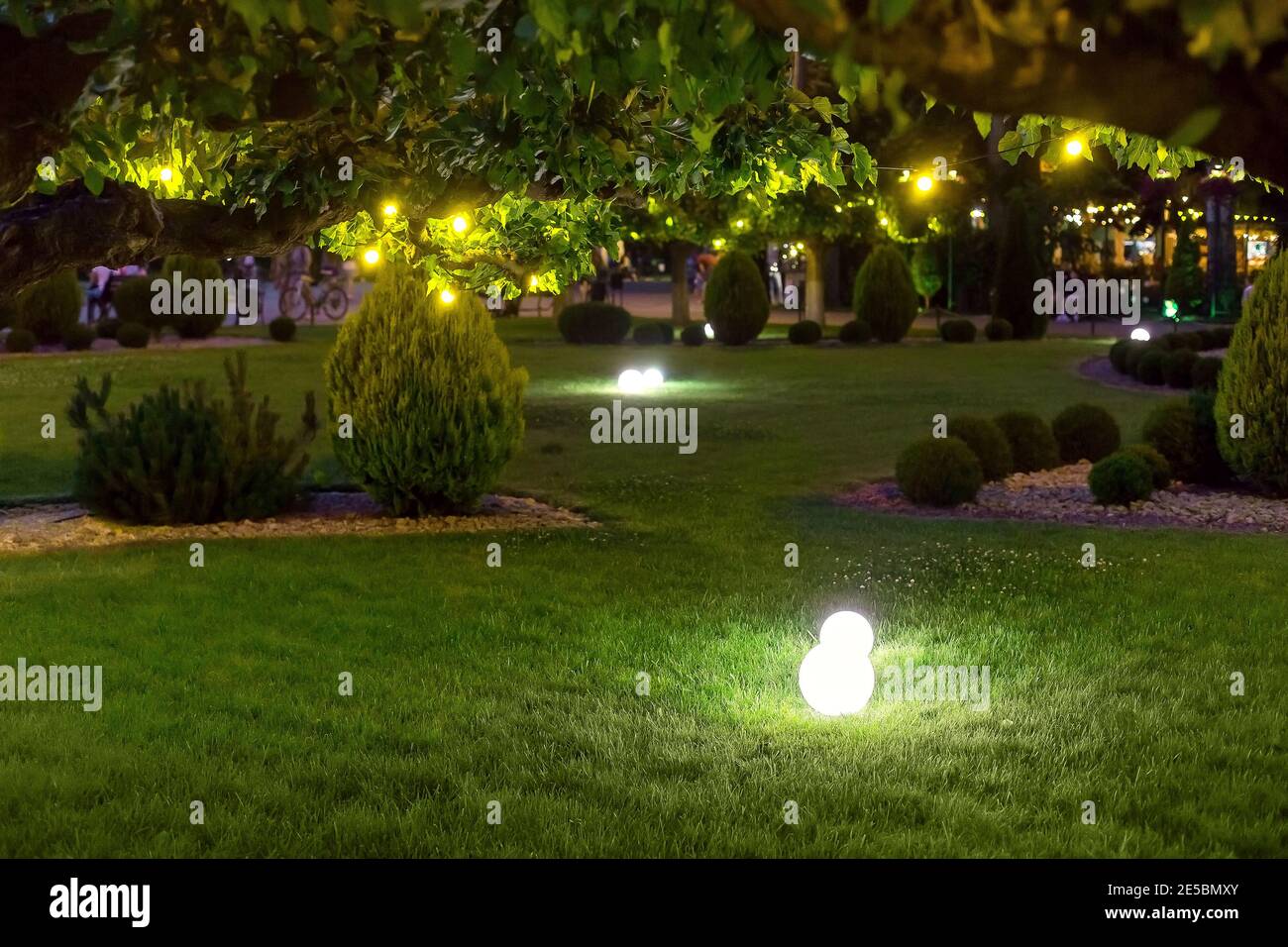 illumination park light garden with electric ground ball lantern with ...