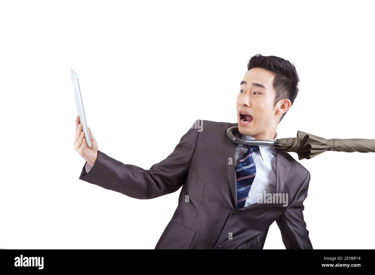 Business people using iPad high quality photo Stock Photo - Alamy