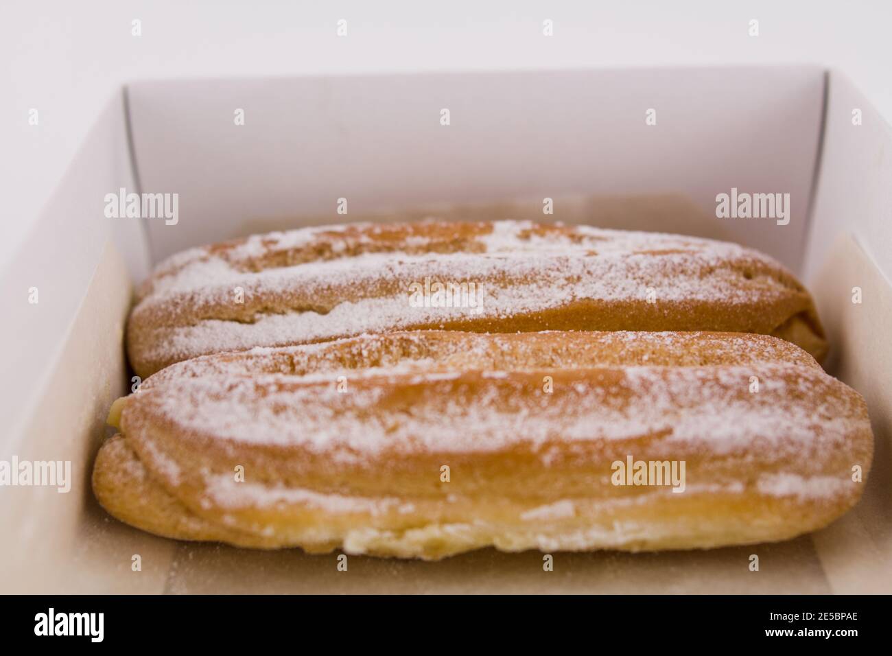 Eclairs france box hi-res stock photography and images - Alamy