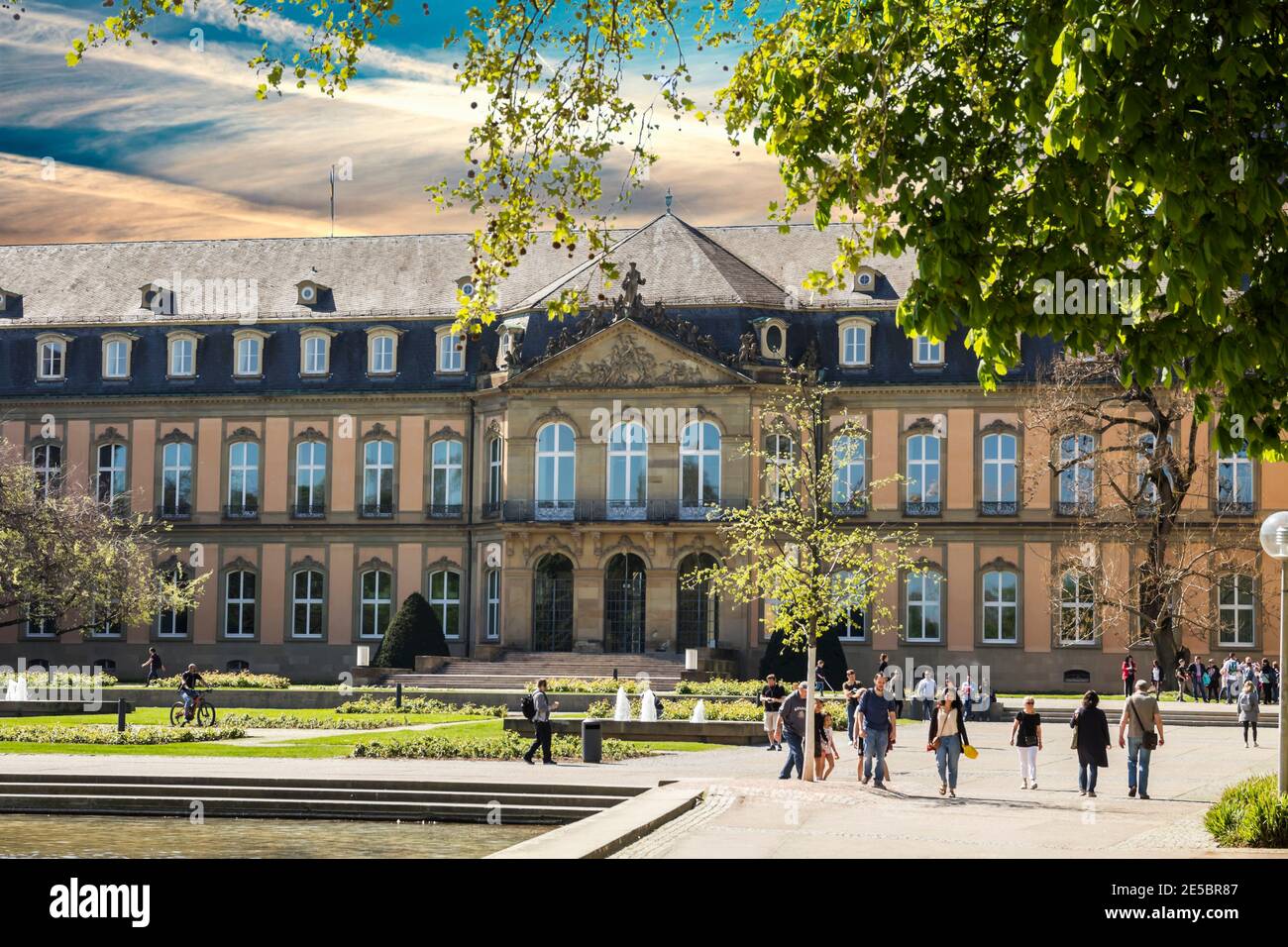 Germany, Stuttgart: Schlossplatz (Castle Square): Schlossplatz is the ...