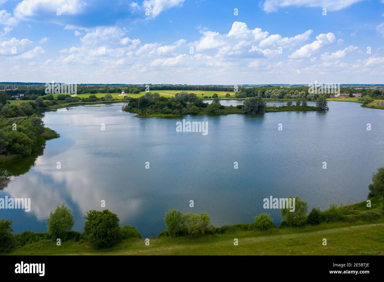 Aerial view milton keynes hi-res stock photography and images - Alamy