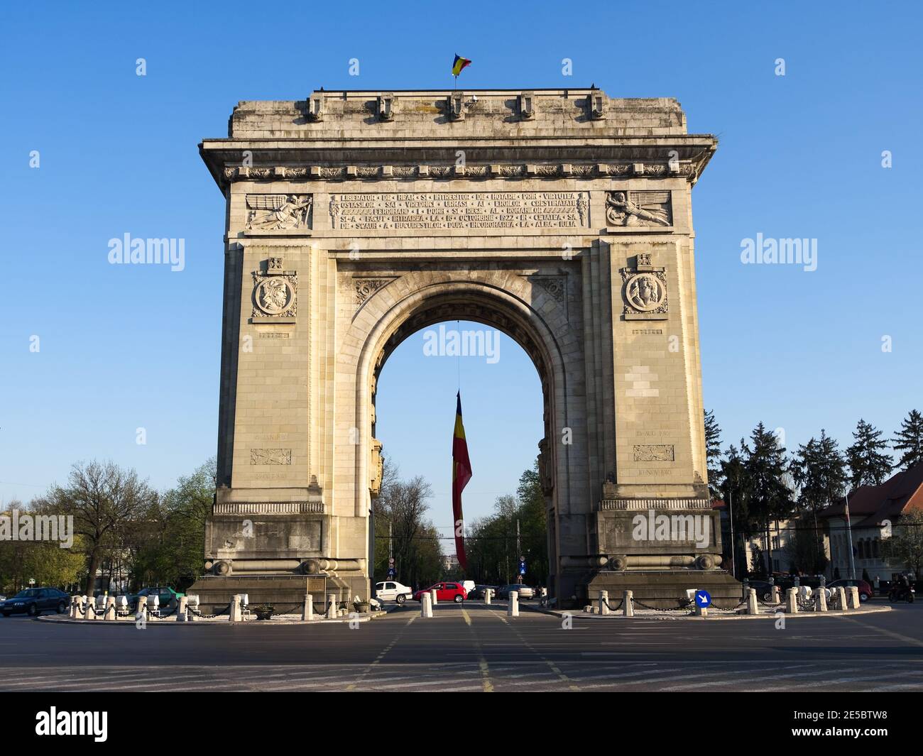 Arch triumph bucharest romania hi-res stock photography and images - Alamy