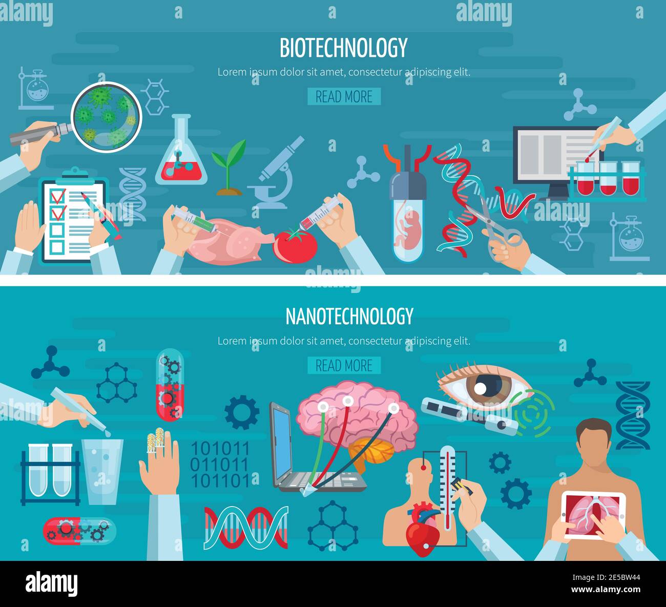 Nanotechnology design Cut Out Stock Images & Pictures - Alamy