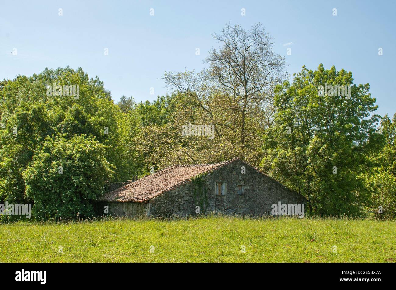 typical Basque house Stock Photo - Alamy