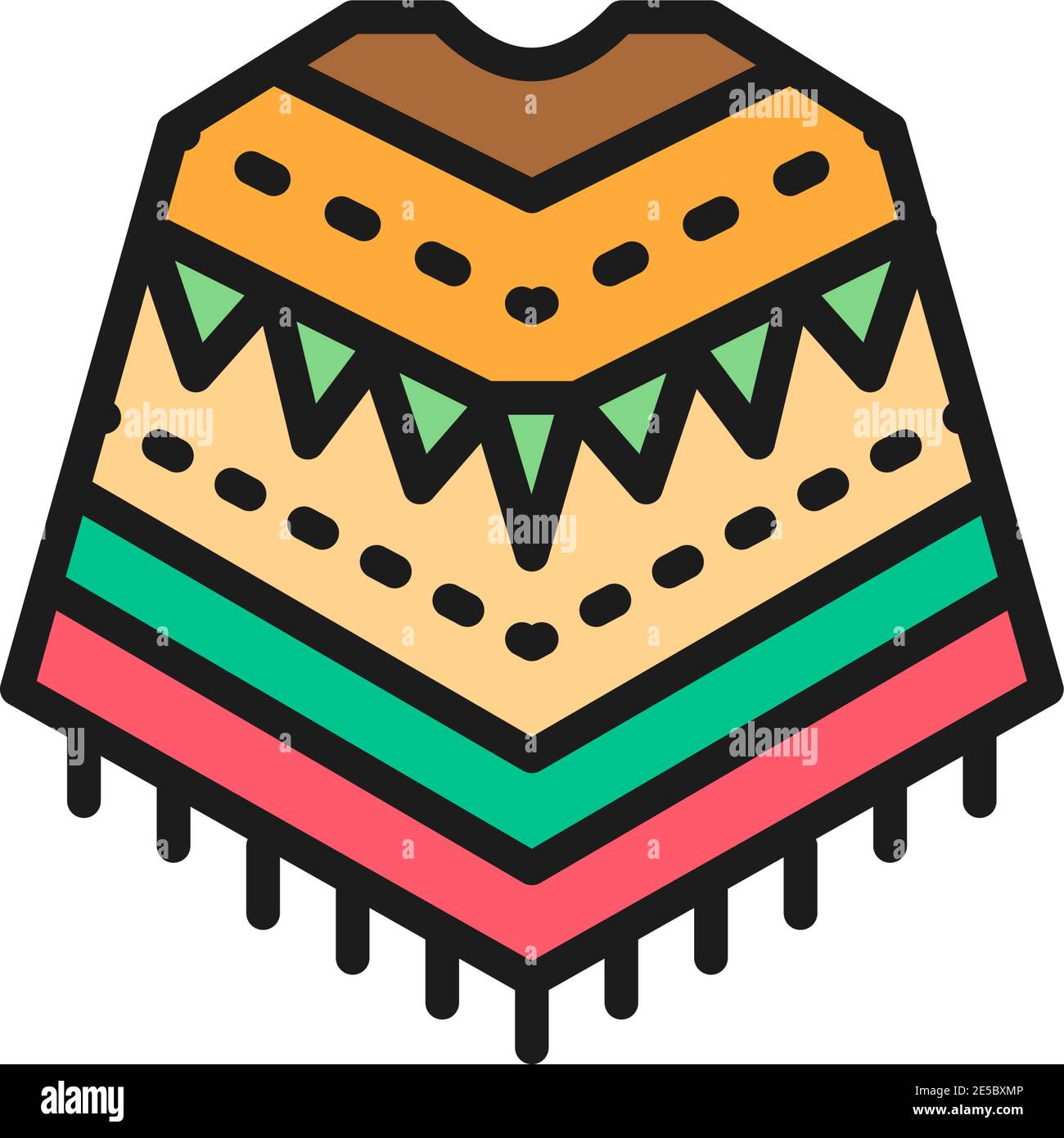 Poncho Stock Vector Images - Alamy