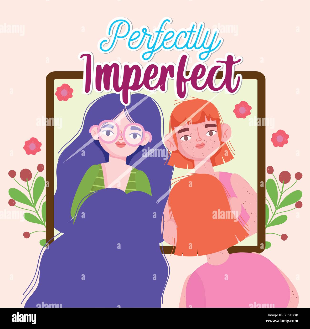 Beautiful imperfection Stock Vector Images - Alamy
