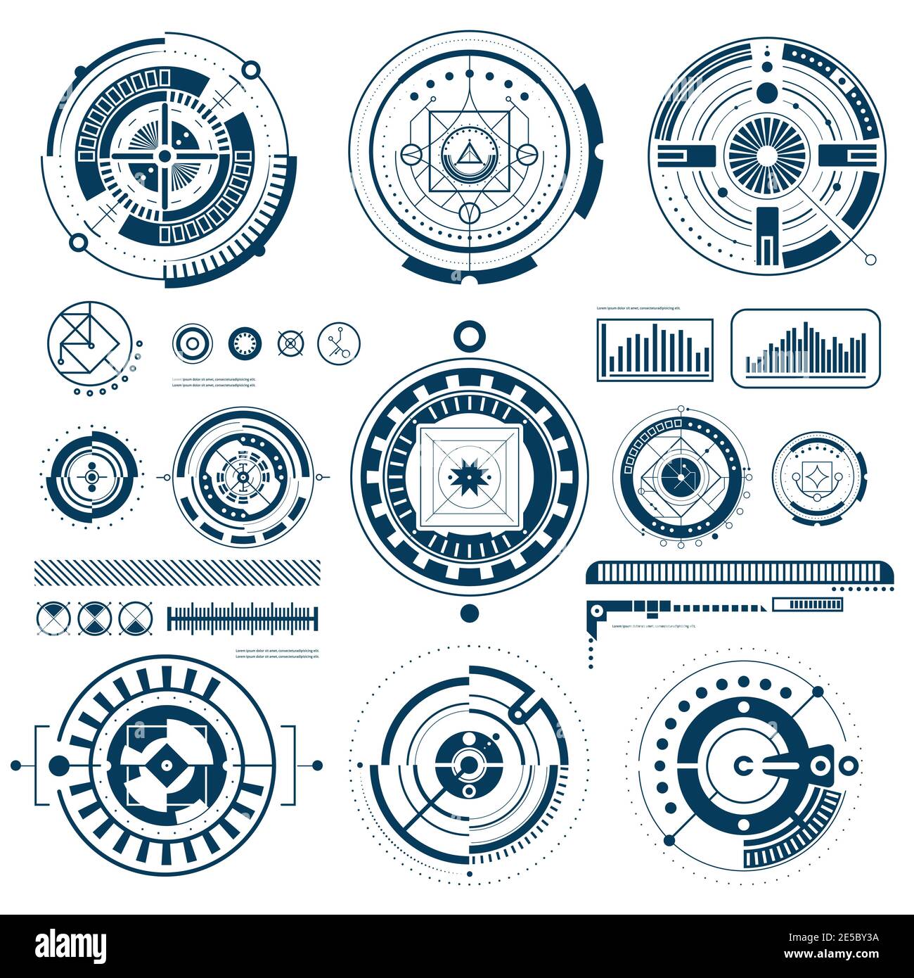 Hud interface Cut Out Stock Images & Pictures - Alamy