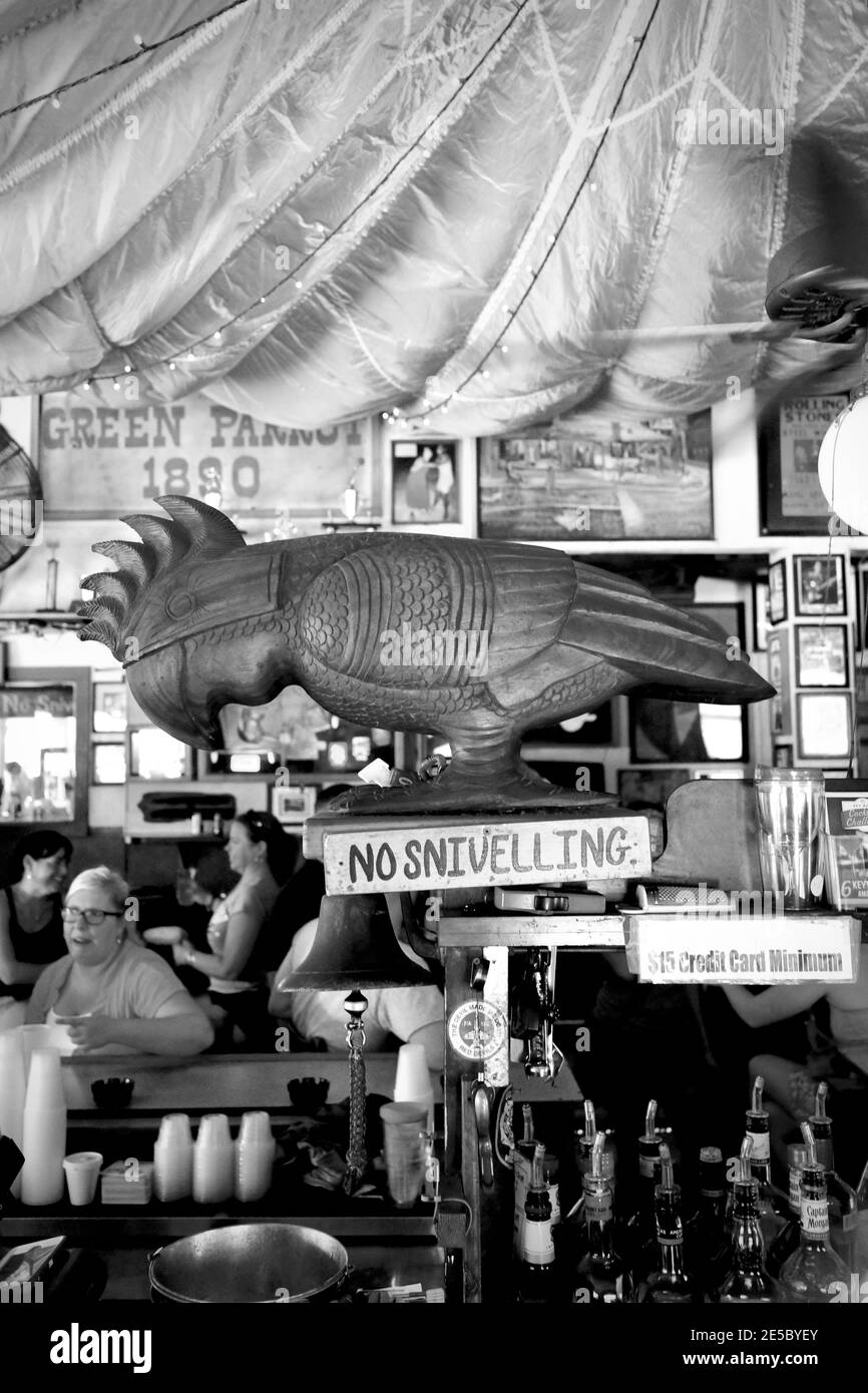 Green Parrot Bar in Key West, Florida, FL USA. Southern most point in ...