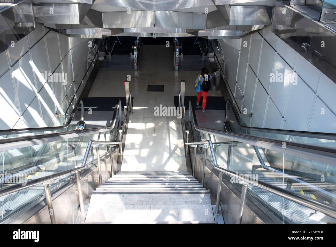 entrance to the metro station Stock Photo - Alamy