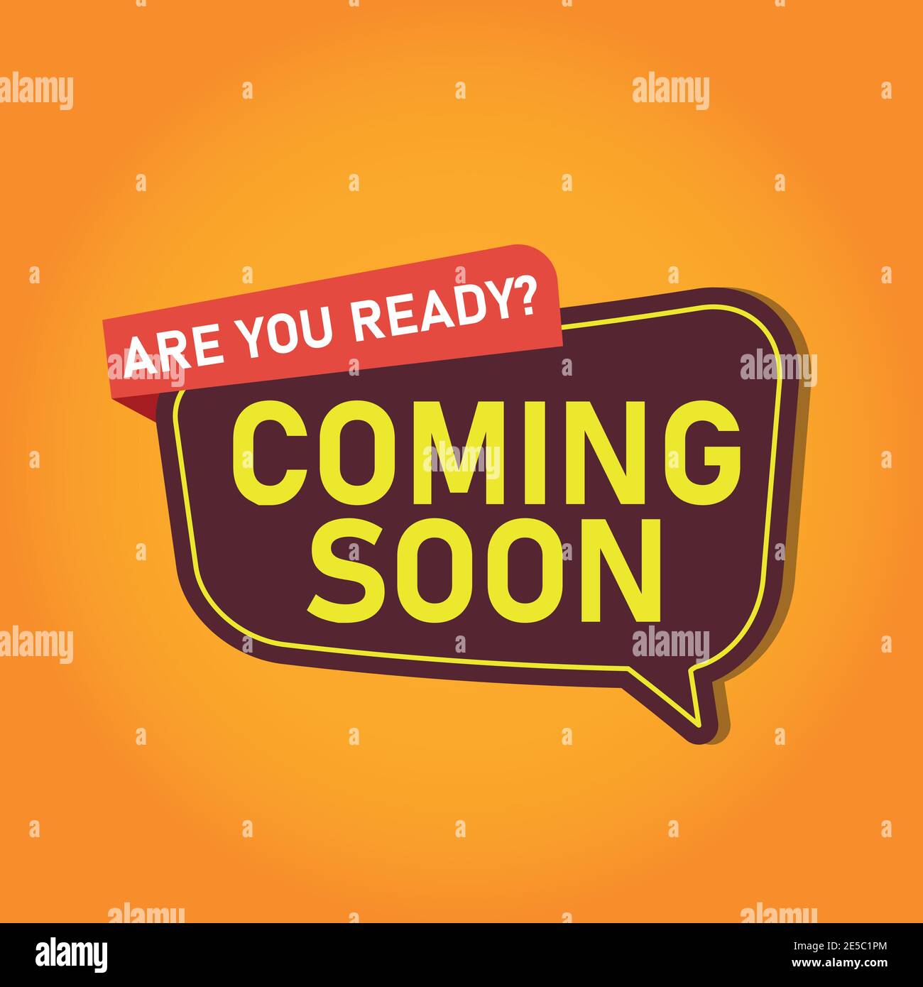Coming Soon. Poster, Banner, Greeting Template. Vector Illustration ...