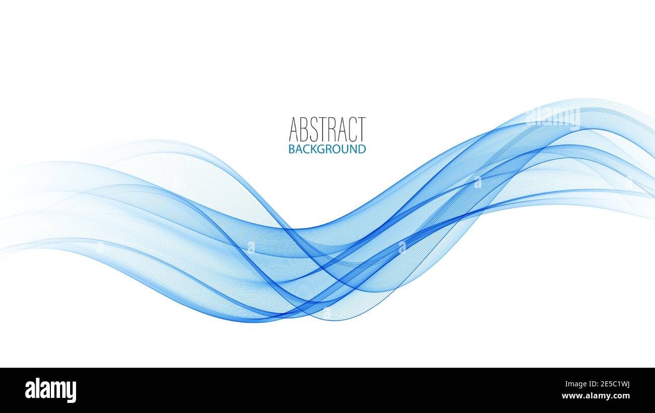 Blue modern abstract lines swoosh certificate Speed smooth wave border ...