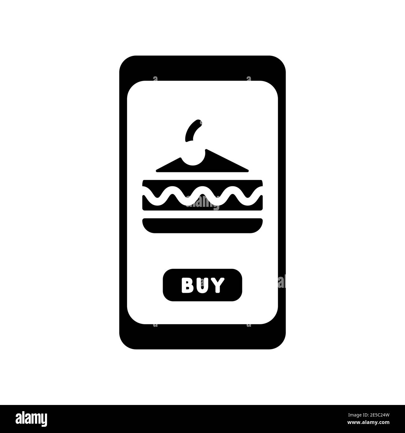 Food order screen Black and White Stock Photos & Images - Alamy