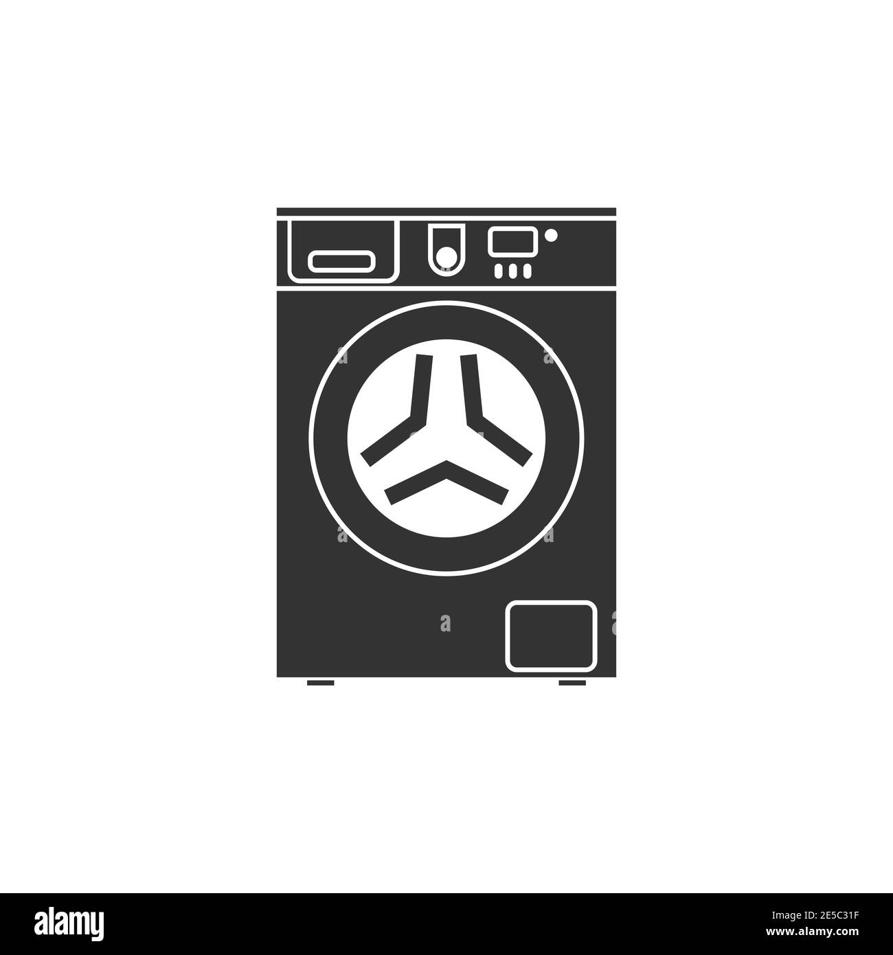 Washing machine laundry clothes in Black and White Stock Photos ...