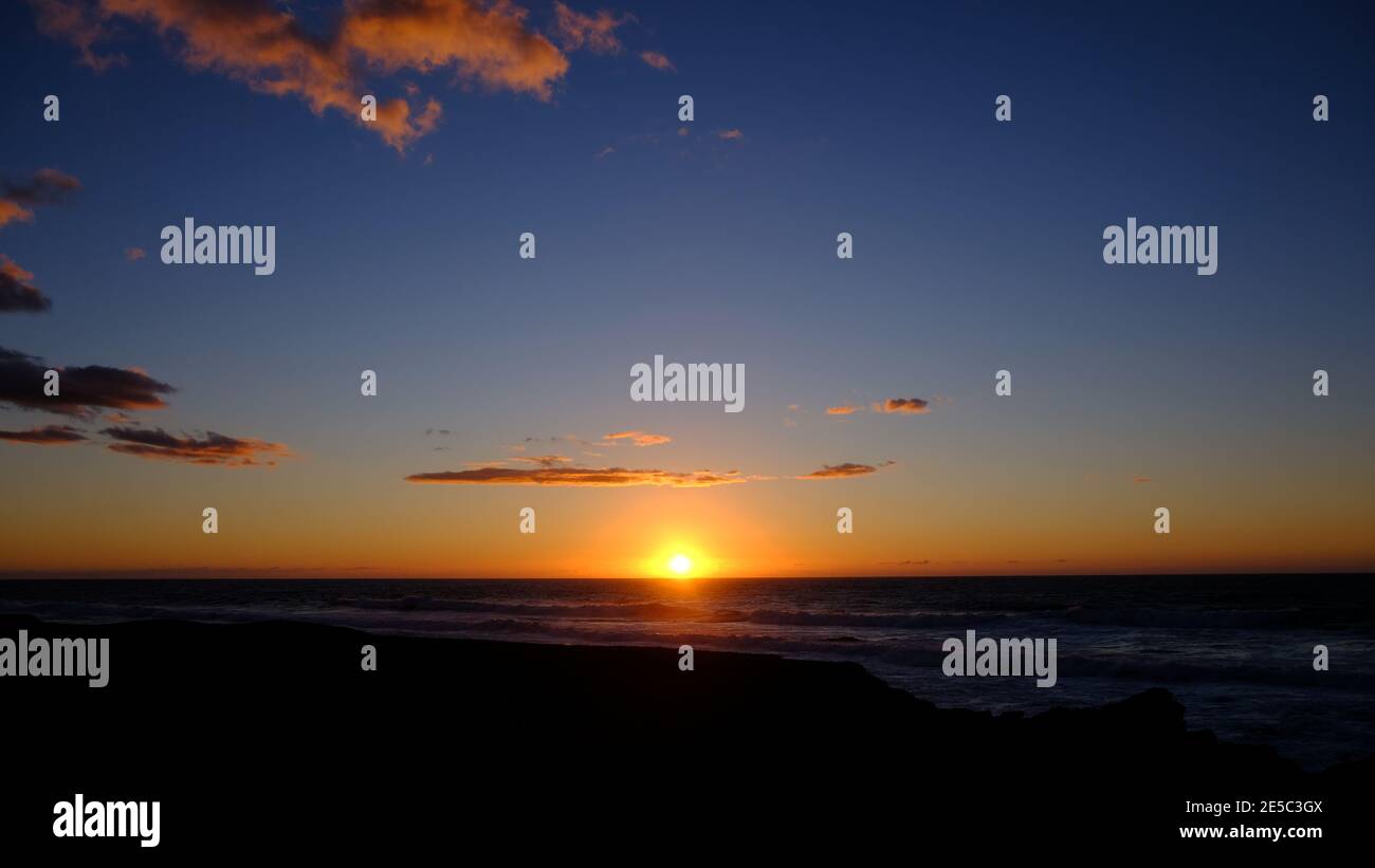 Beautiful sunset in California Stock Photo - Alamy