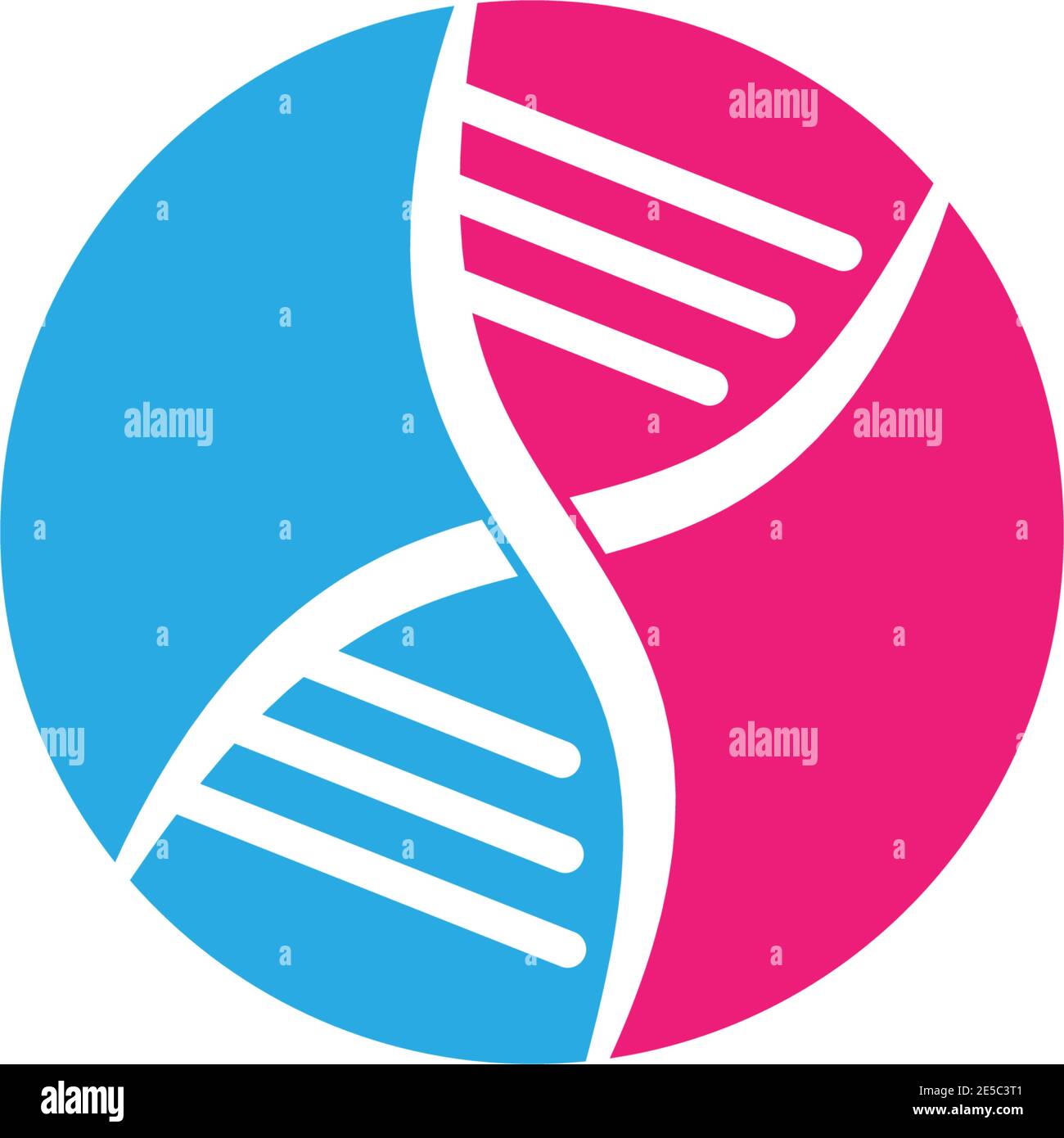 DNA,Genetic sign logo icon design vector illustration Stock Vector ...